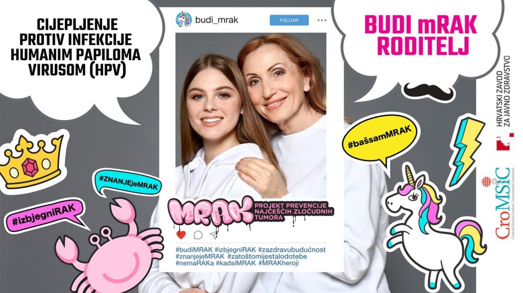 "Budi mRAK" kampanja o važnosti edukacije o HPV-u uz digitalni newsletter i nepotrebnim ...
