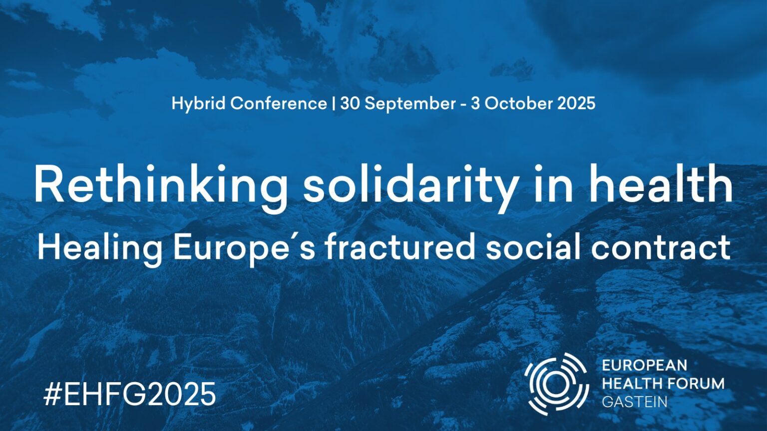 Health Hub’s Reflection on the European Health Forum Gastein 2025 ...